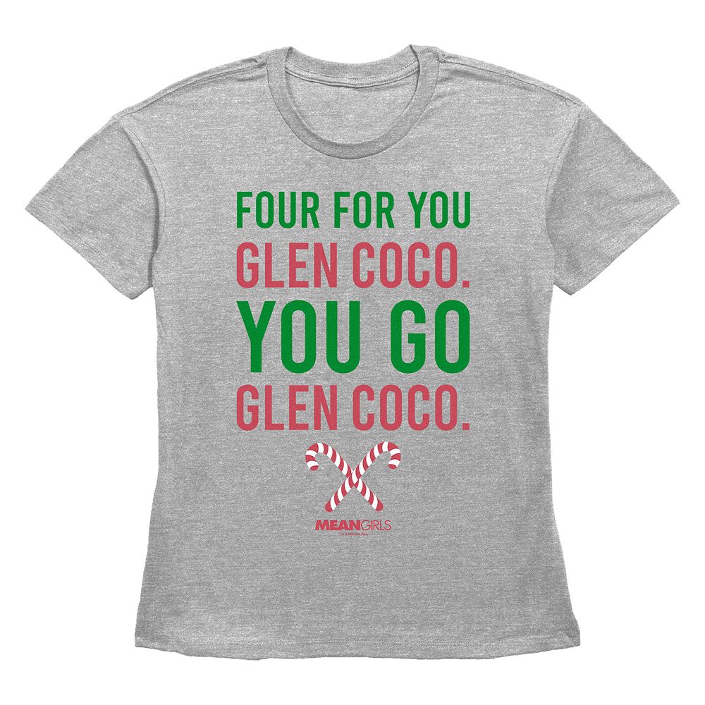 Women's Mean Girls Four For You Glen Coco You Go Glen Coco Graphic Tee