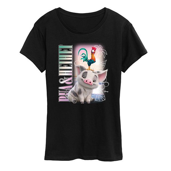 Disney's Moana 2 Pua & Heihei Women's Graphic Tee