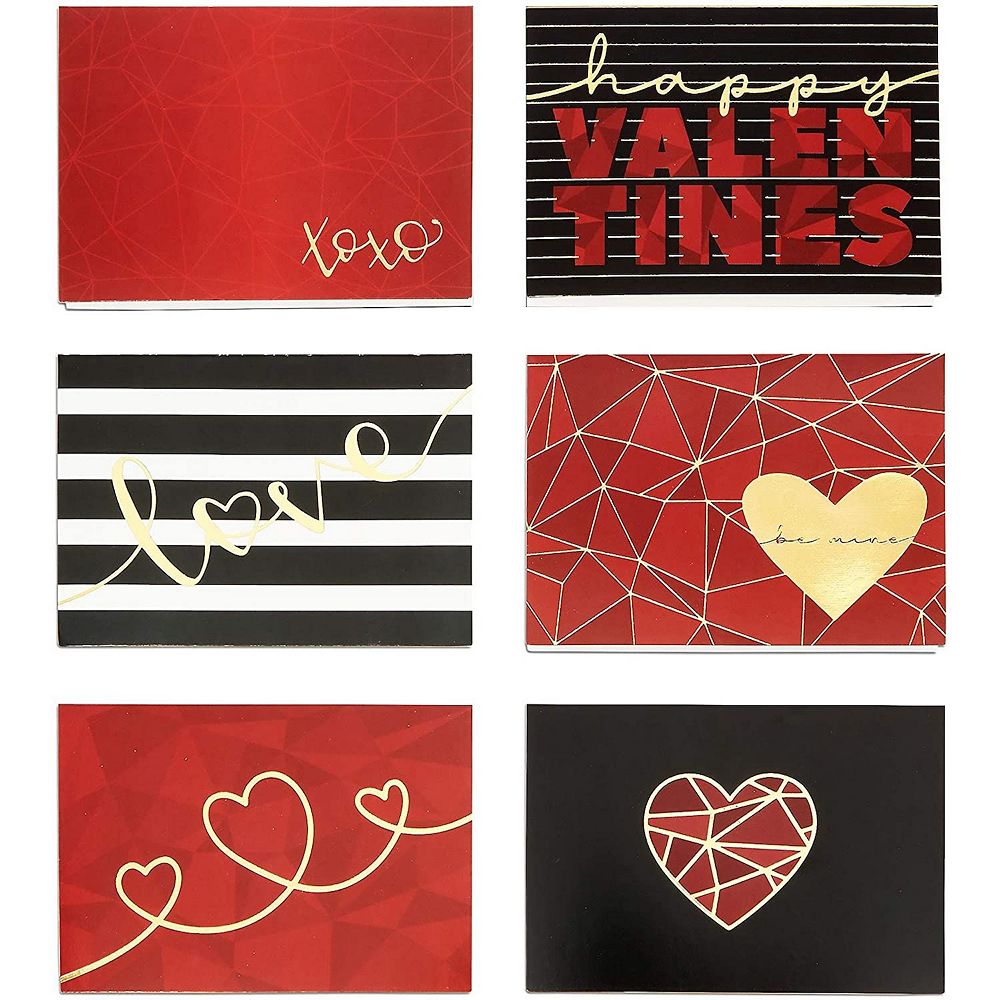 24x Valentine's Day Mini Cards With Envelopes & Sticker Bulk For Adult ...