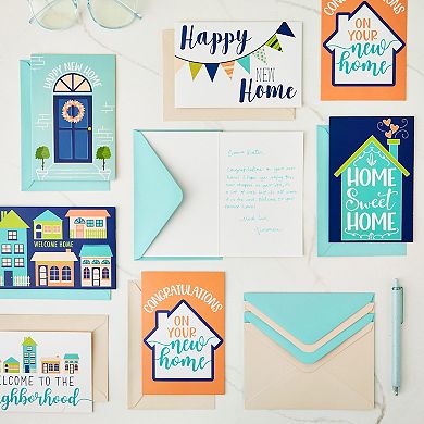 48 Pack Housewarming Cards With Envelopes, "welcome Home" Notes, 6 ...