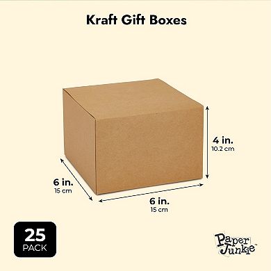 Gift Boxes With Lids, Bulk For Wedding Favors, Birthday Party (6x6 In ...