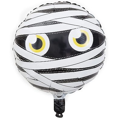 15 Pcs Halloween Foil Balloons, Pumpkin, Mummy, Bat Ghost Party Home ...