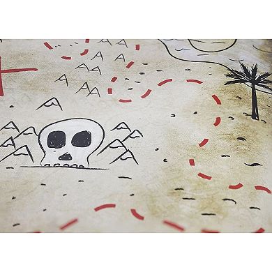 12-pack Double Sided Pirate Treasure Map, Birthday Party Accessories ...