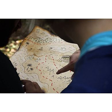 12-pack Double Sided Pirate Treasure Map, Birthday Party Accessories ...