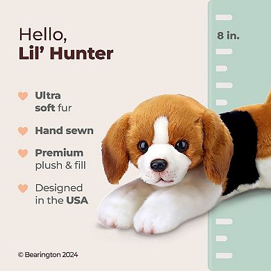 Lil' Hunter The Beagle Plush, 8 Inch Beagle Stuffed Animal, For Ages 3-14