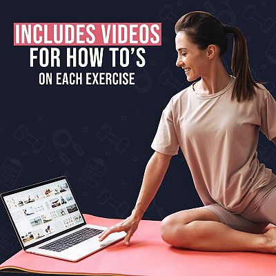 Home Gym Exercise Poster Women Fitness Workout Posters For Home Gym