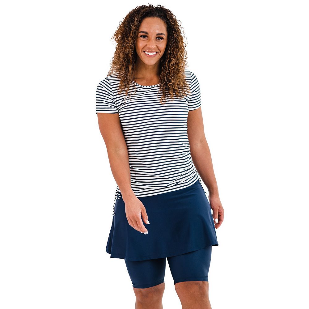 Adele Short Sleeve Women's Swim Top