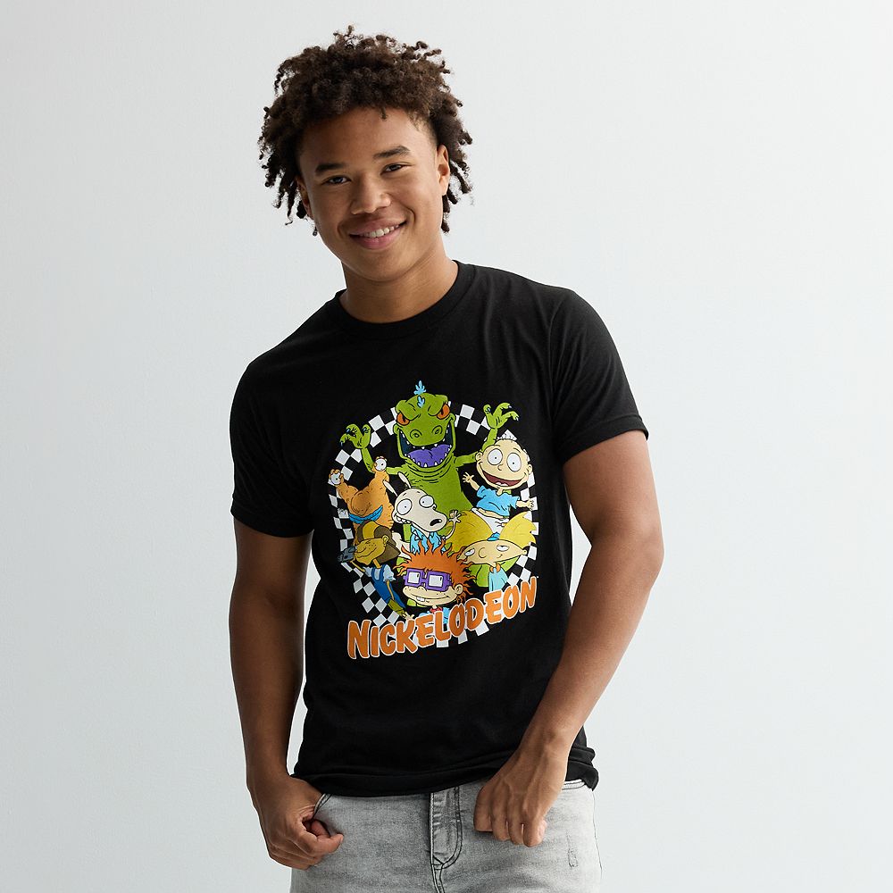 Men's Nickelodeon Cartoon Characters Group Shot Graphic Tee