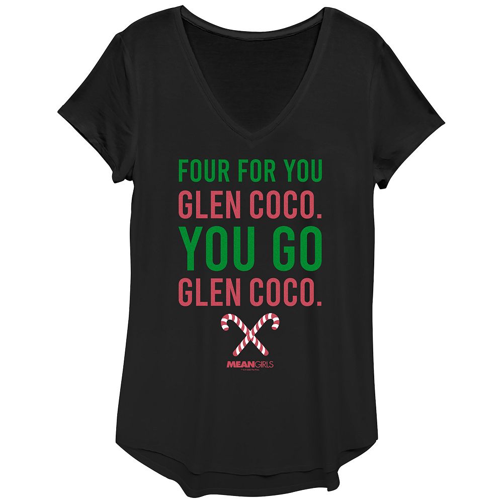 Women's Mean Girls Four For You Glen Coco You Go Glen Coco Graphic Tee