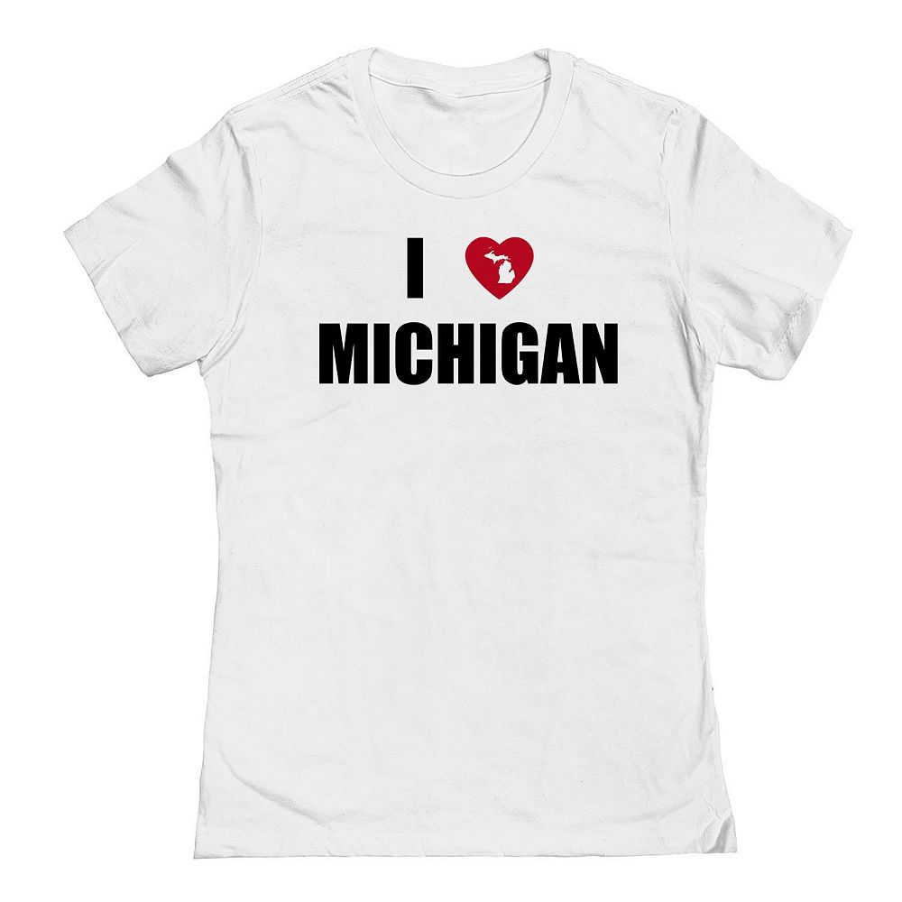 Junior's I Heart Michigan Graphic Tee