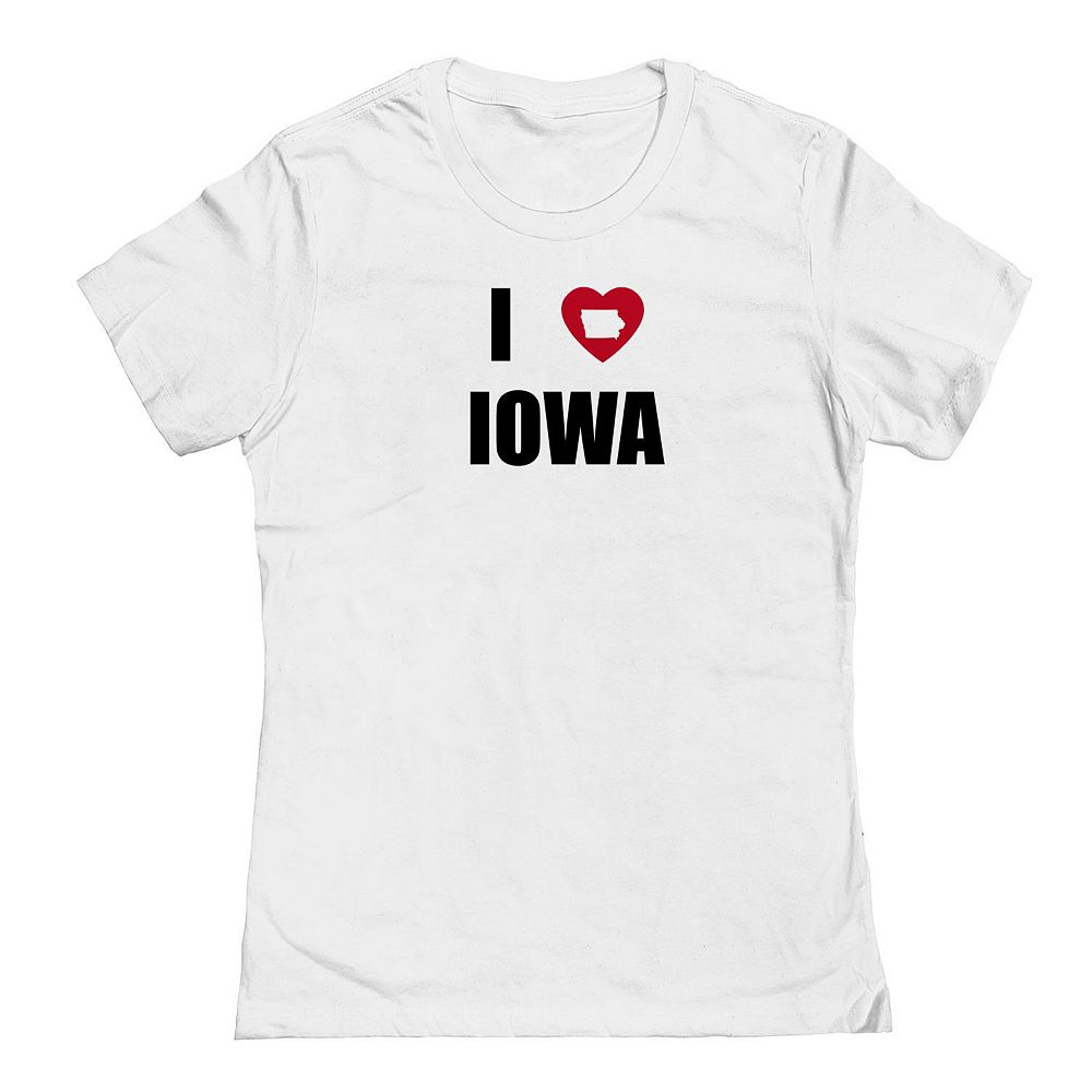 Junior's I Heart Iowa Graphic Tee