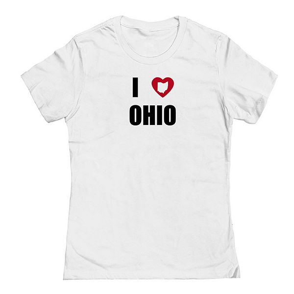 Junior's I Heart Ohio Graphic Tee