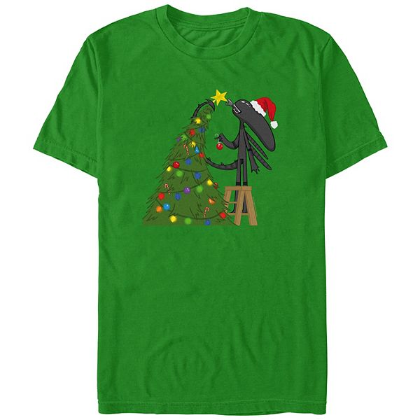 Men's Alien Xenomorph Christmas Ready Graphic Tee