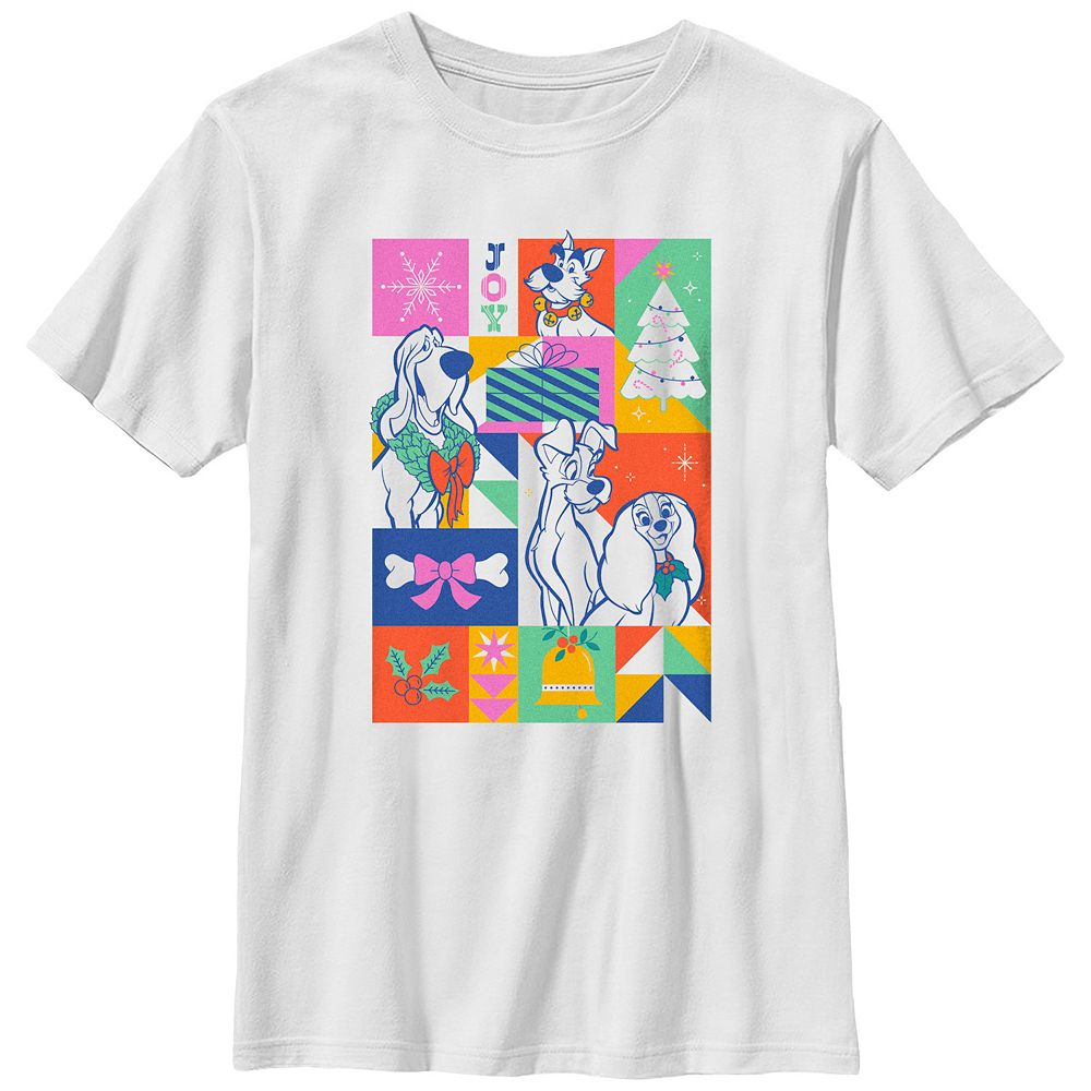 Disney's Lady And The Tramp Christmas Joy Boys 6-20 Graphic Tee