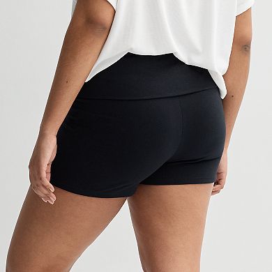 Juniors' Plus Size SO® Favorite Follower Bike Shorts