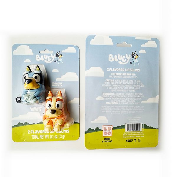 Bluey 2-Pack Flavored Lip Balms