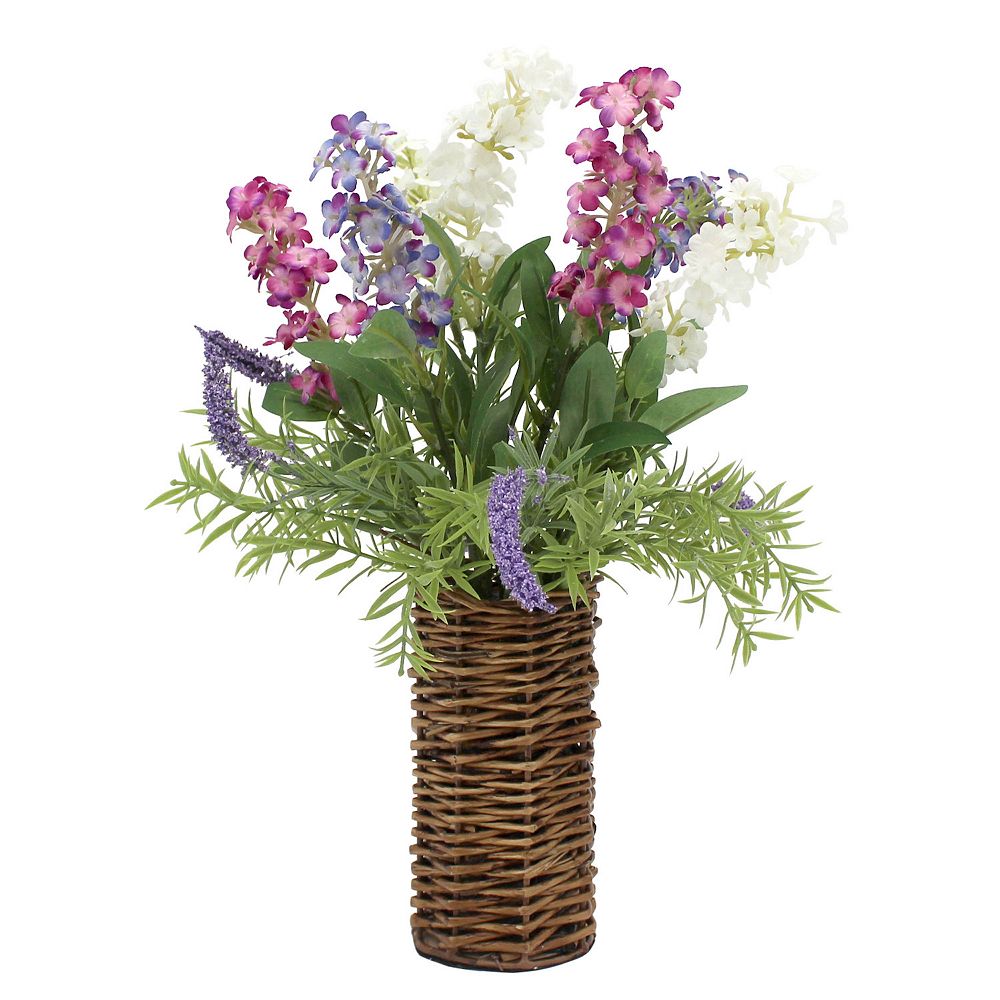 Faux Lilac Blossom Stack