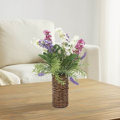 Faux Lilac Blossom Stack