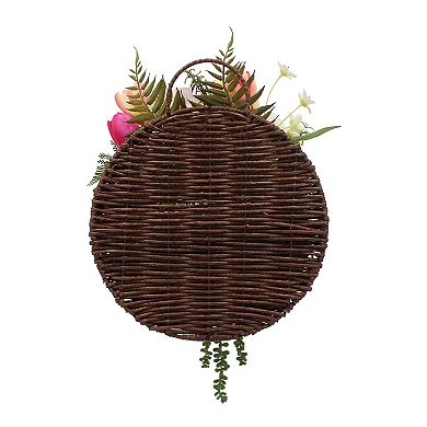 Everyday Decor Artificial Mixed Botanical Basket