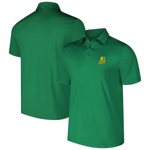 Men's Under Armour Kelly Green Notre Dame Fighting Irish Irish Wear Polo