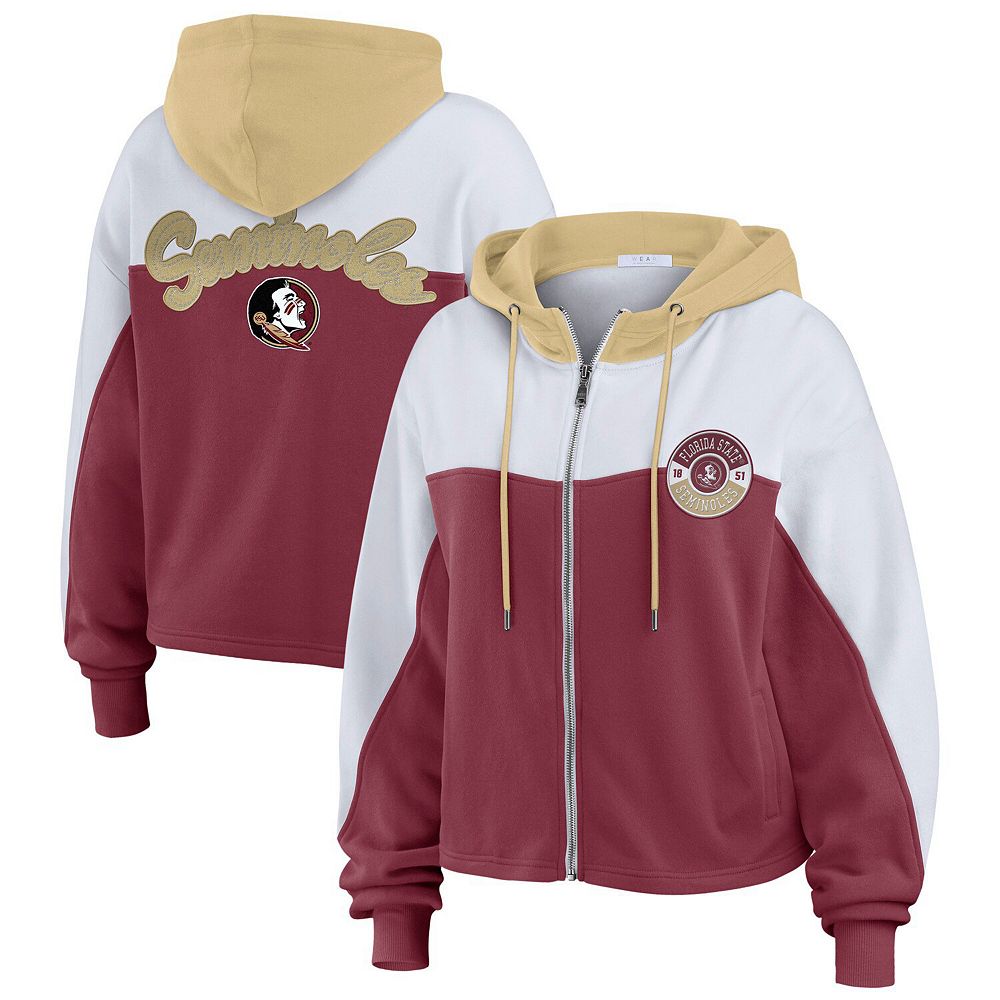 Women's WEAR by Erin Andrews Garnet Florida State Seminoles Color-Block ...