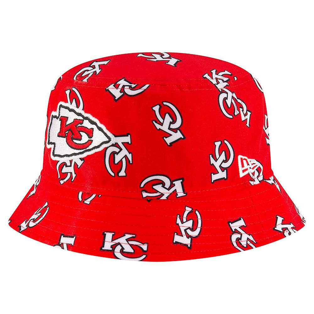 Men's New Era Red Kansas City Chiefs City Originals Bucket Hat