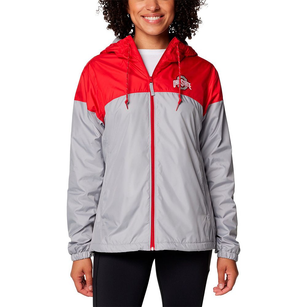 Women's Columbia Scarlet/Gray Ohio State Buckeyes Flash Forward Full ...