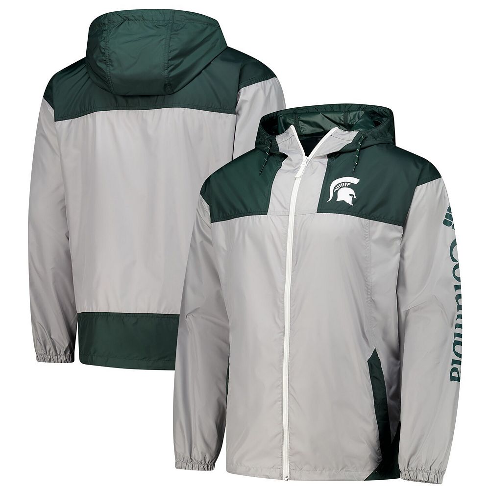 Men's Columbia Gray Michigan State Spartans Flash Challenger II Omni ...