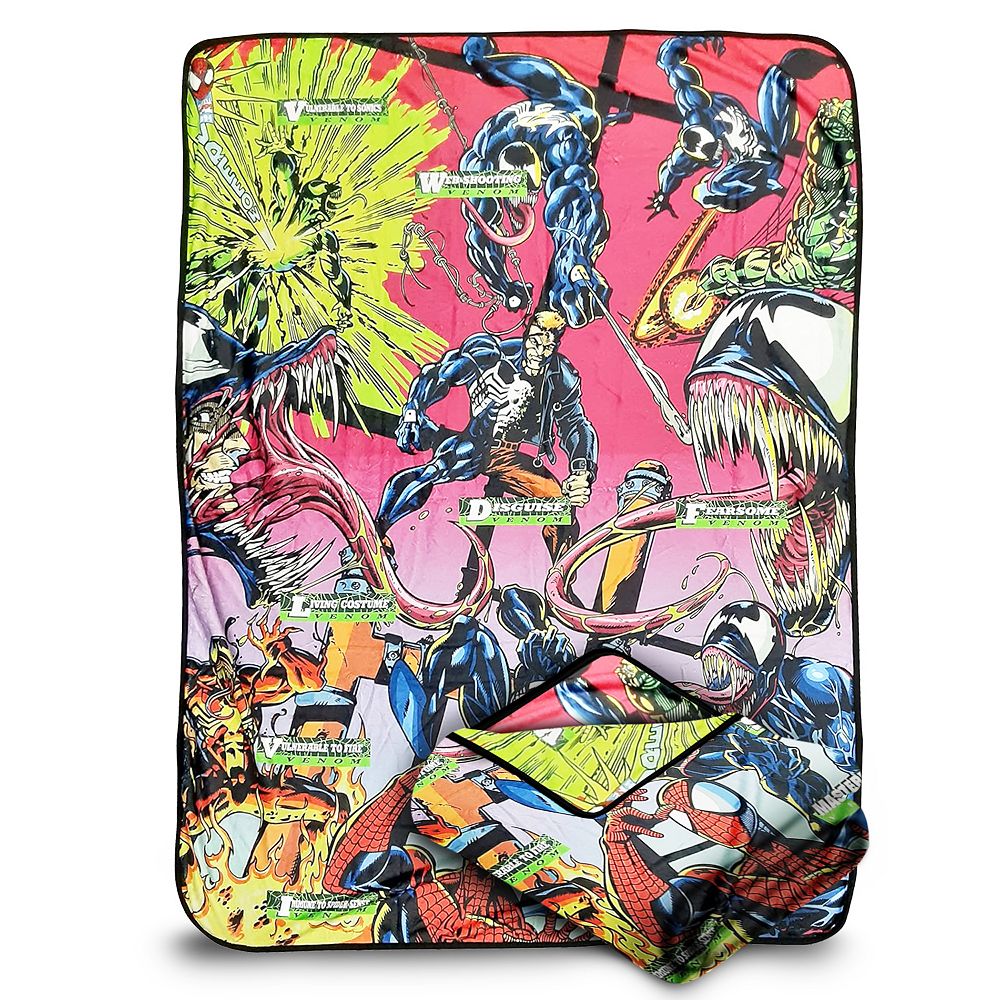 Marvel Venom Fleece Softest Comfy Throw Blanket For Adults & Kids ...