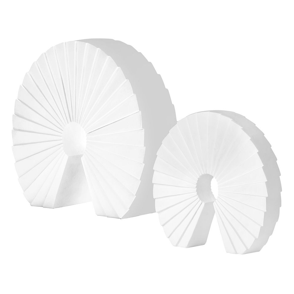 American Art Décor Cascading Curls 2-pc. Resin Table Decor Set