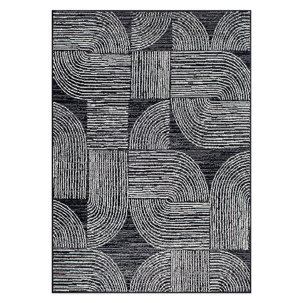 World Rug Gallery Milan Geometric Arch Area Rug