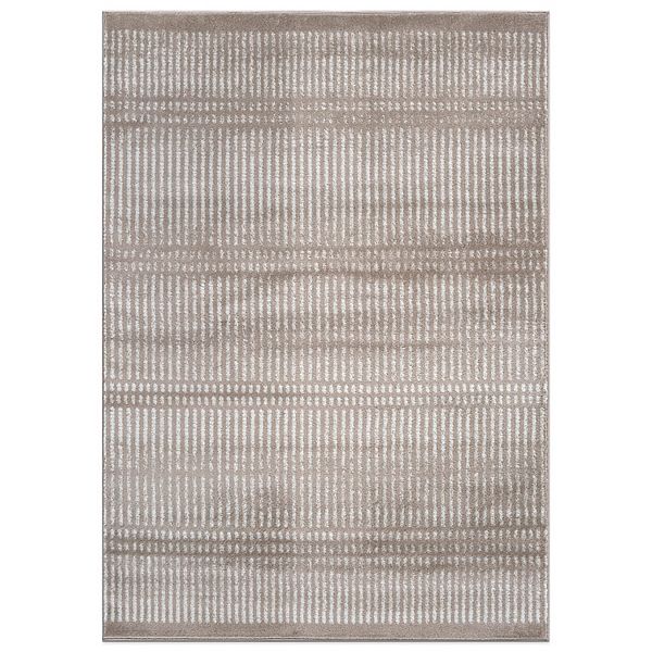 World Rug Gallery Contemporary Minimalistic Stripe Lines Area Rug