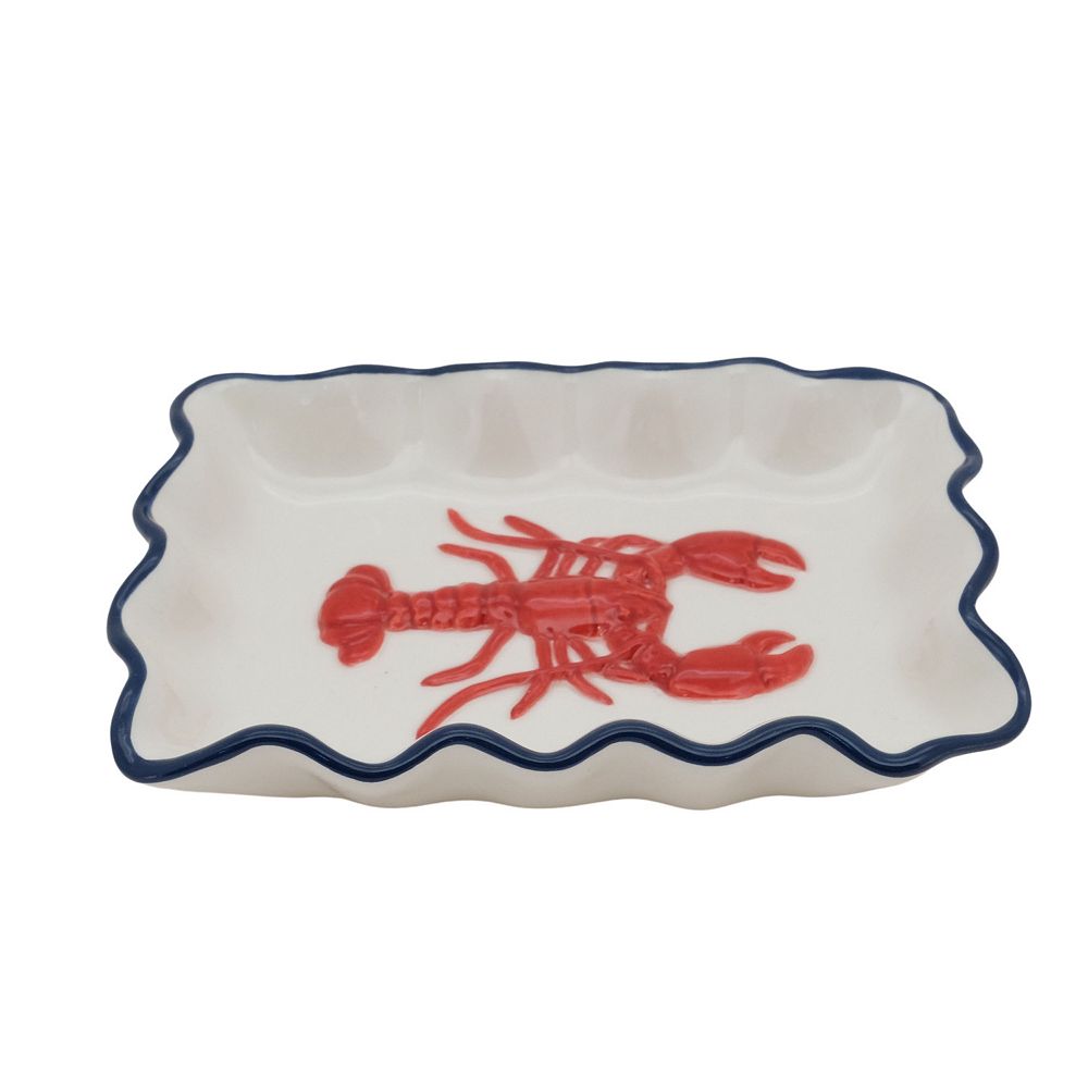 Everyday Decor Ceramic Lobster Tray