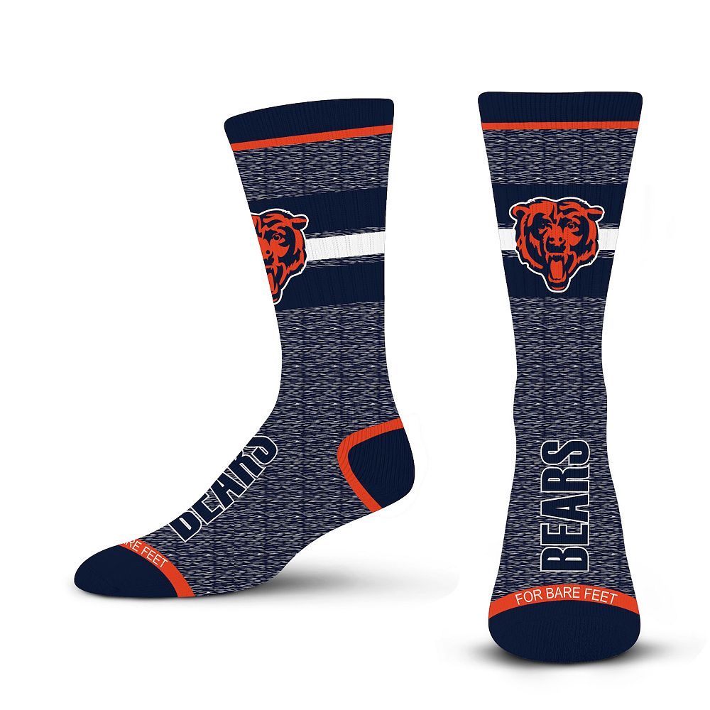 Unisex For Bare Feet Chicago Bears Marble Spotlight Crew Socks