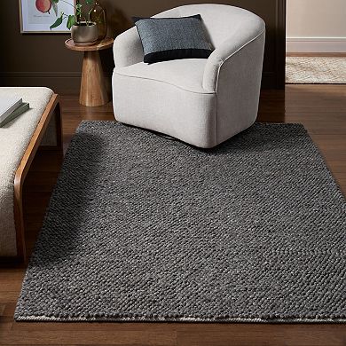 Town & Country Olea Bubble Texture Handcrafted 100% Wool Area Rug