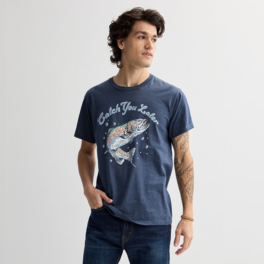 Men's Catch You Later Fish Graphic Tee