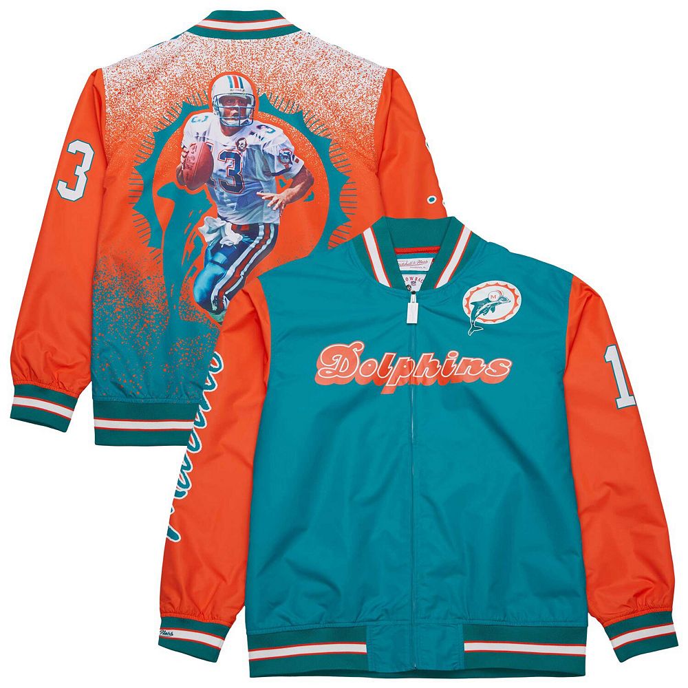Men's Mitchell & Ness Dan Marino Aqua Miami Dolphins Retired Player ...