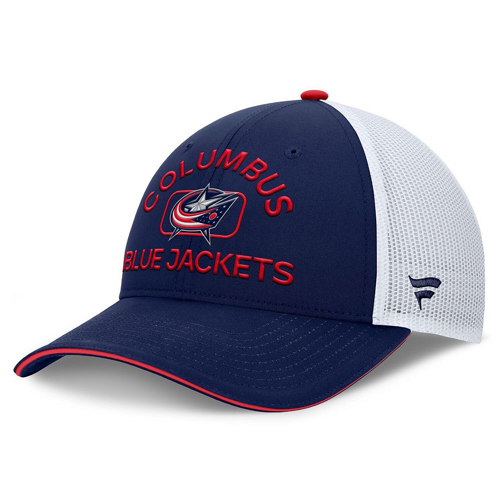 Men's Fanatics Navy/White Columbus Blue Jackets Authentic Pro Rink ...