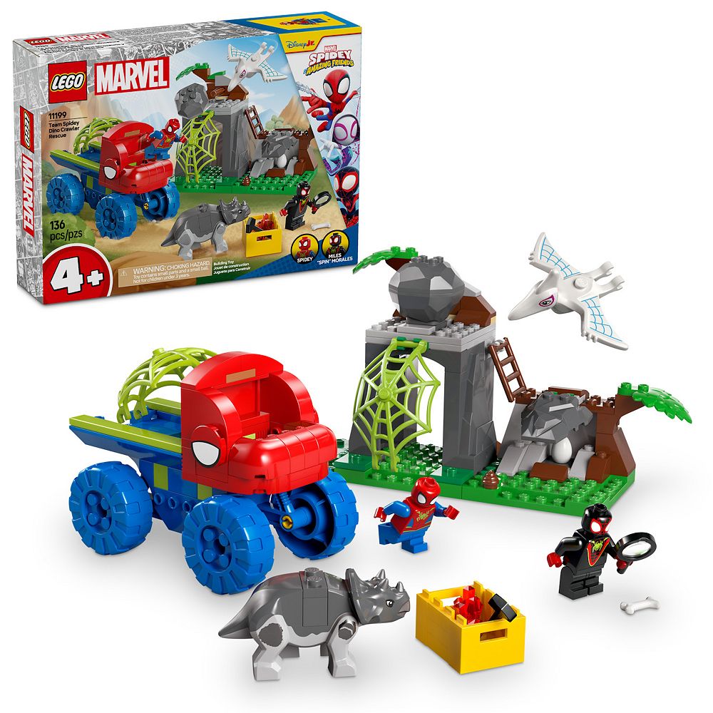 LEGO Marvel Spidey And His Amazing Friends Team Spidey Dino Crawler ...