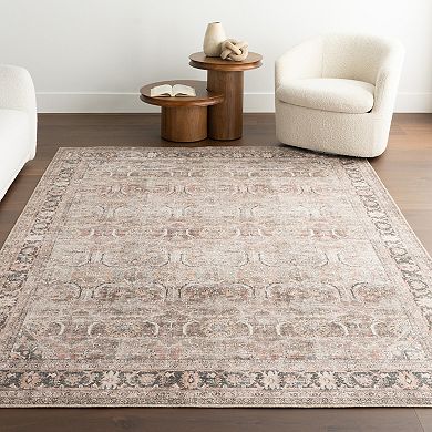 nuLOOM Hillstone Collection Traditional Vintage Medallion Area Rug