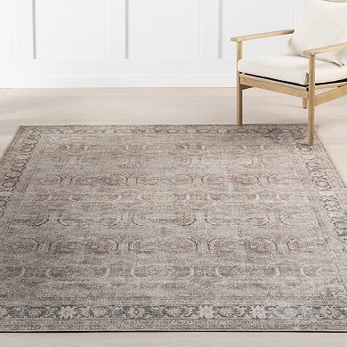 nuLOOM Hillstone Collection Traditional Vintage Medallion Area Rug