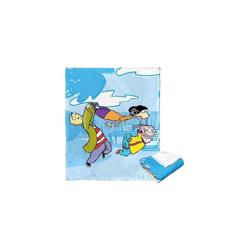 Cartoon Network Ed Edd N Eddy Running Through Silk Touch Throw Blanket ...