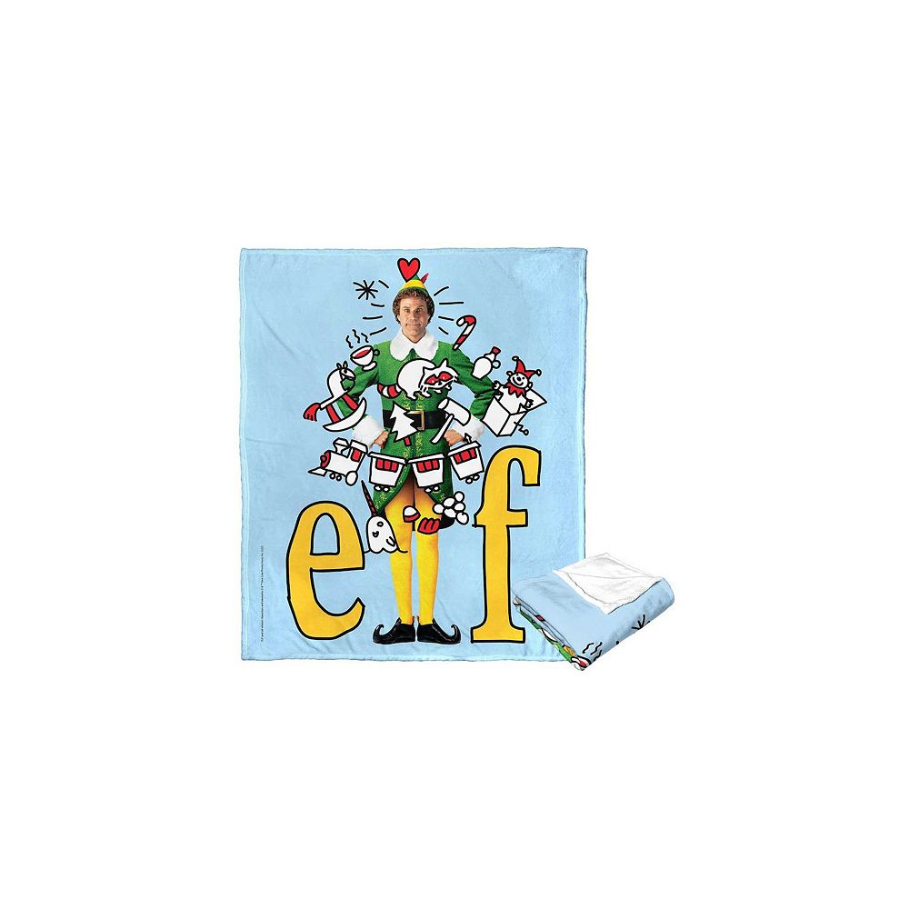 Warner Bros. Elf Montage Silk Touch Throw Blanket 50x60 Inches