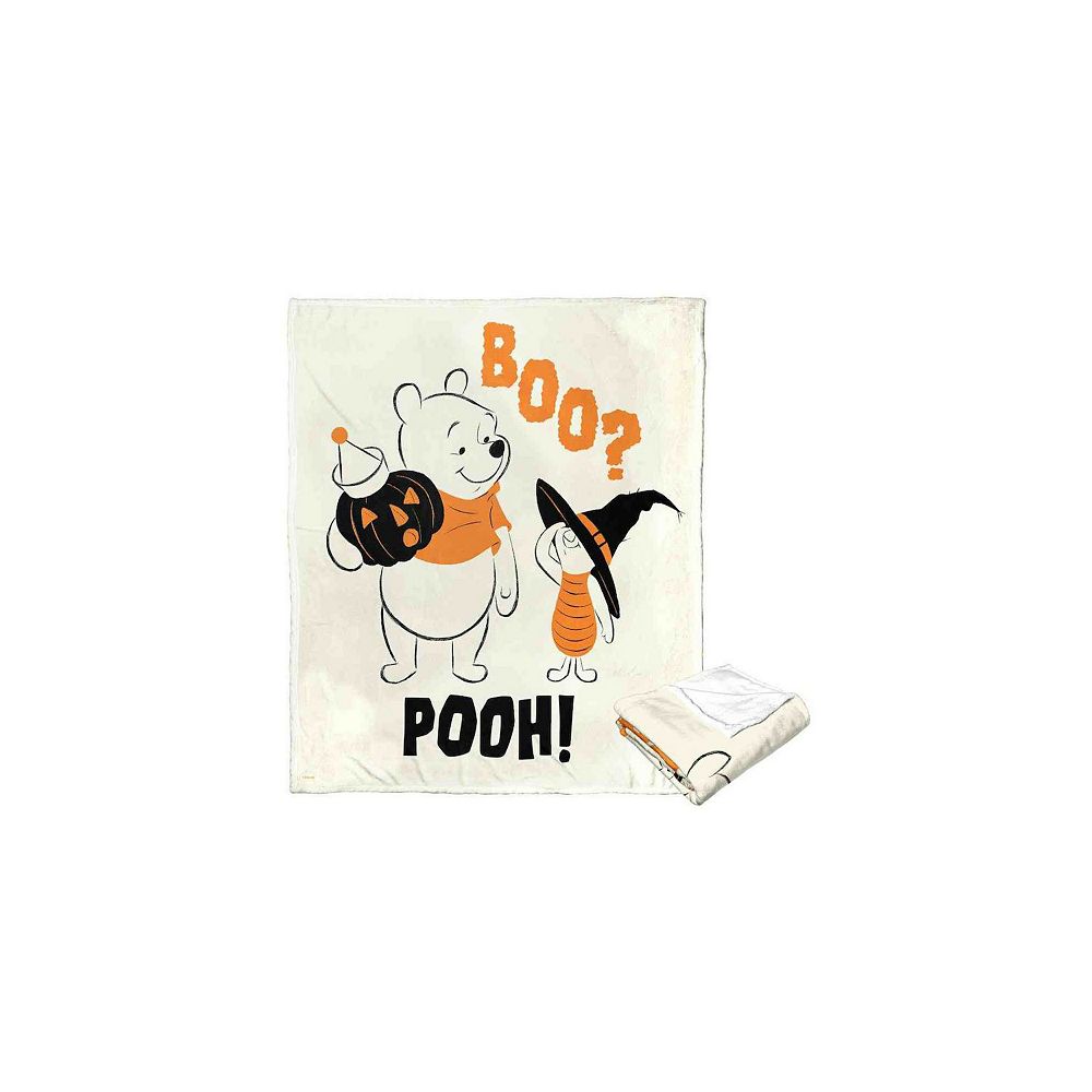 Disney Winnie the Pooh Boo? Pooh! Silk Touch Throw Blanket 50x60 Inches
