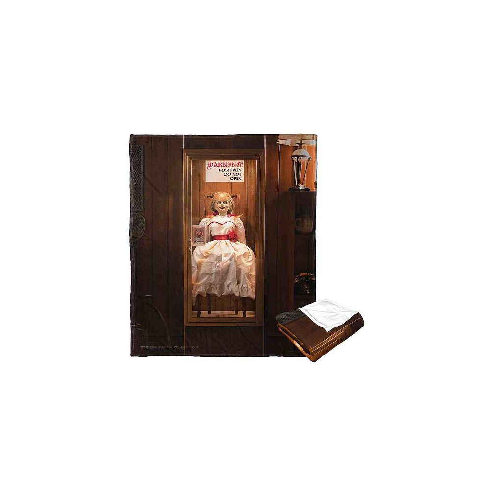 Warner Bros. Annabelle Positively Do Not Open Silk Touch Throw Blanket ...