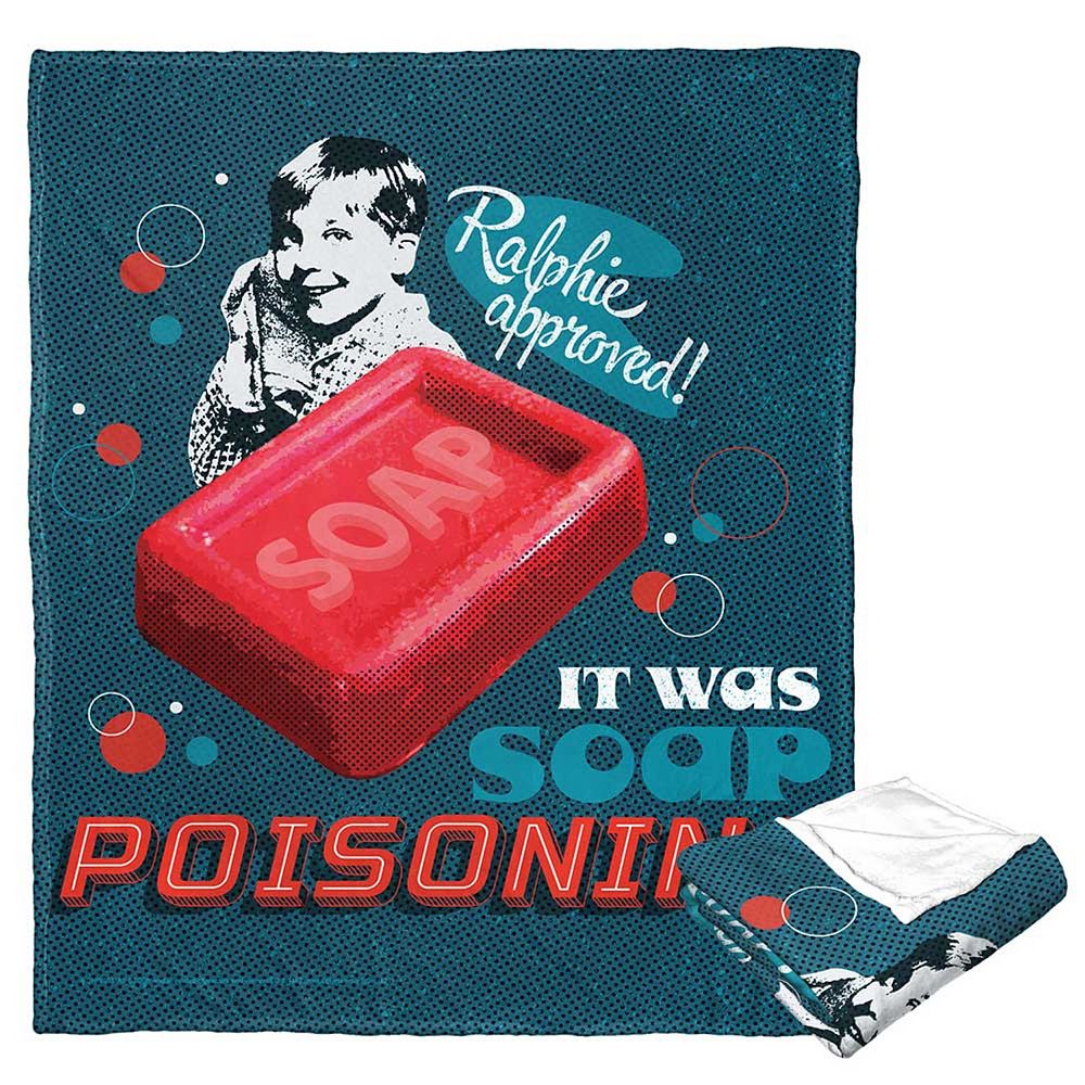 Warner Bros. A Christmas Story Soap Poisoning Silk Touch Throw Blanket ...