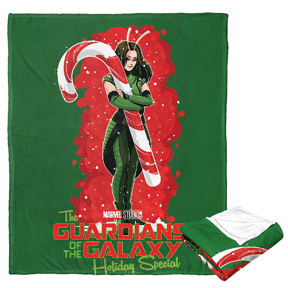 Marvel Guardians Of The Galaxy Holiday Special Candy Cane Mantis Silk ...
