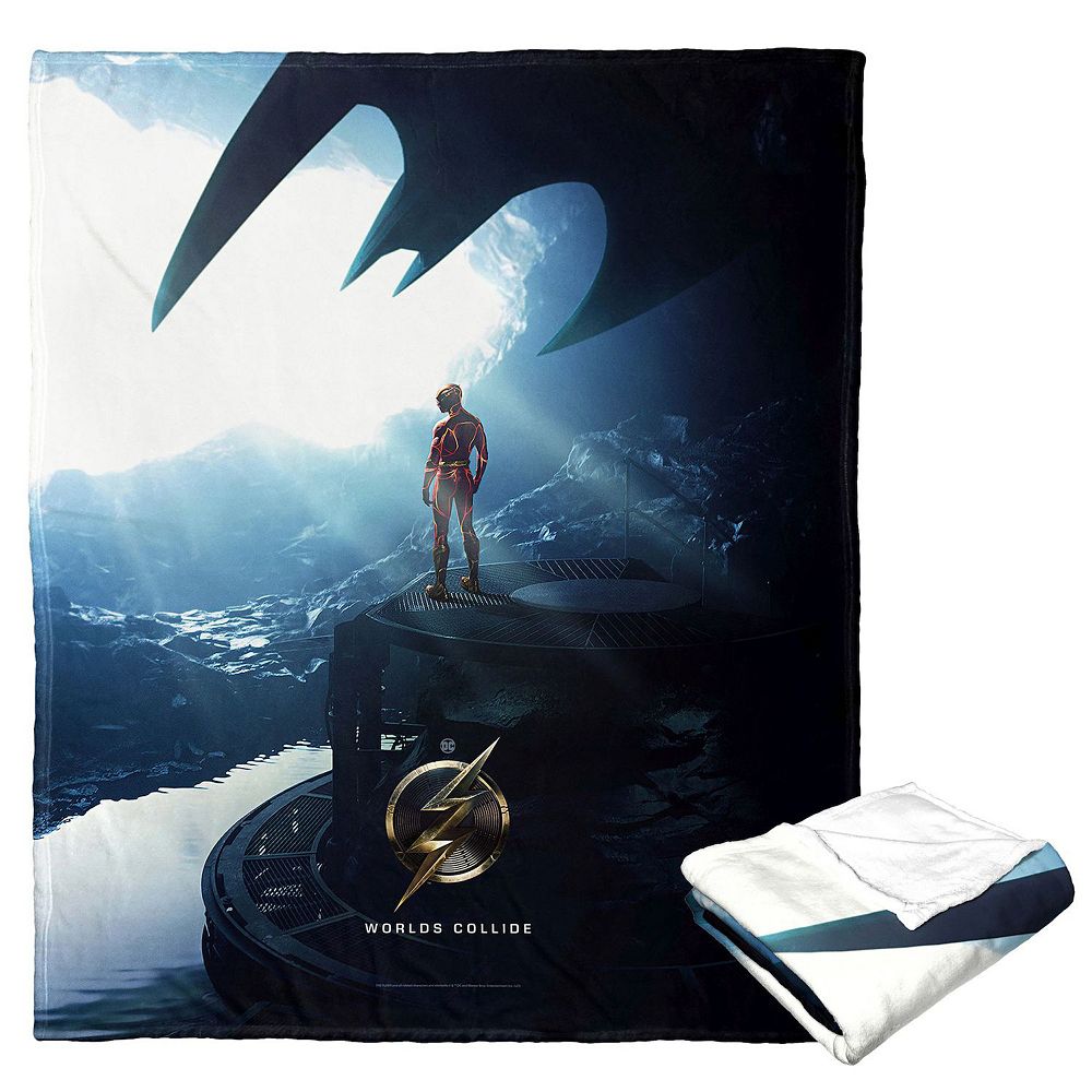 Warner Bros. The Flash World's Collide Silk Touch Throw Blanket 50x60 ...