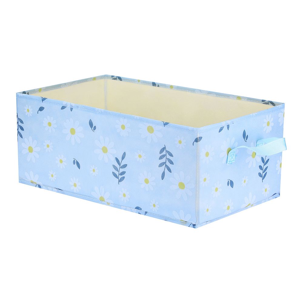 1 Pack Storage Basket, Chrysanthemum Storage Cube with Handles ...