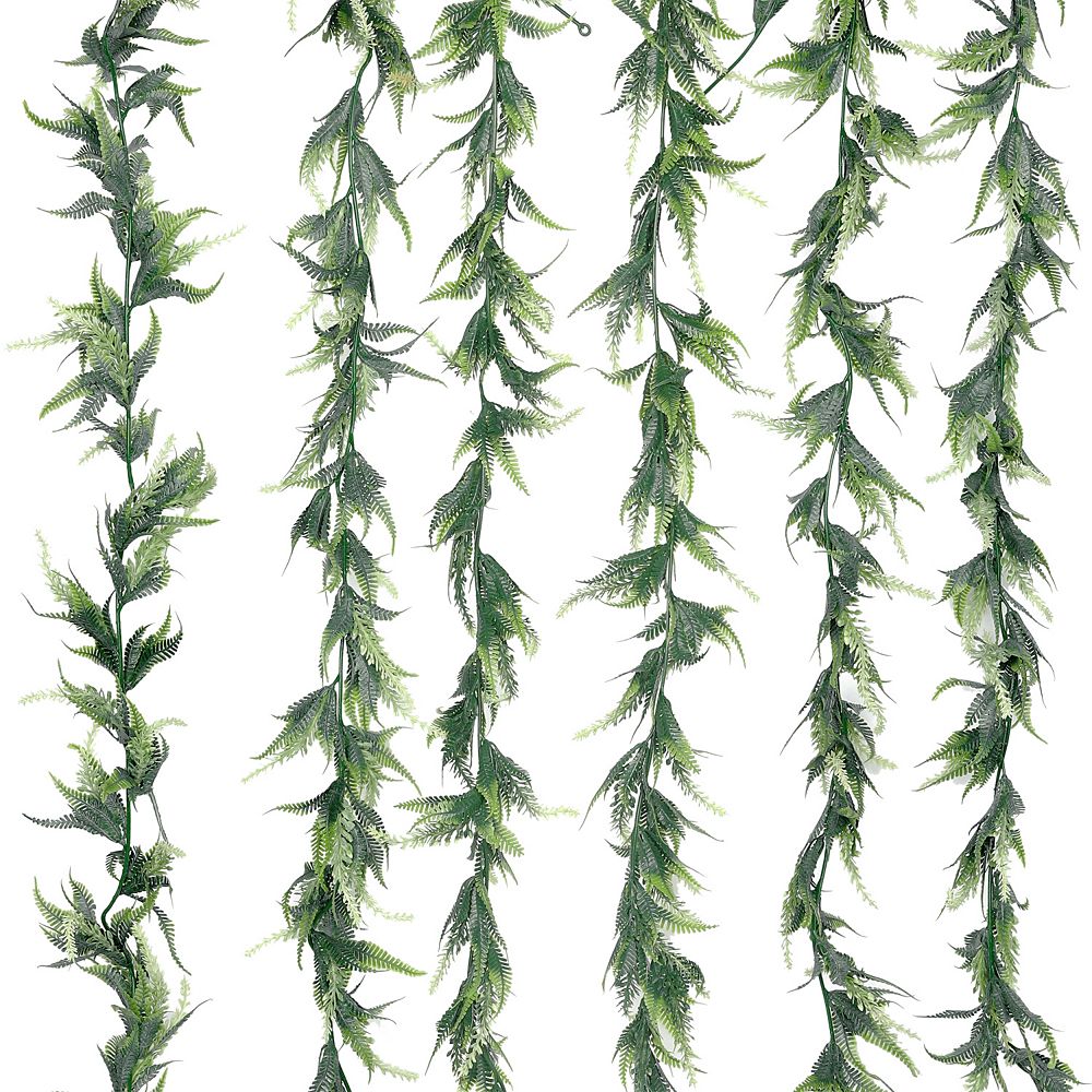 6 Pack Artificial Lvy Garland Greenery Vines Decor, Fake Hanging Vine ...